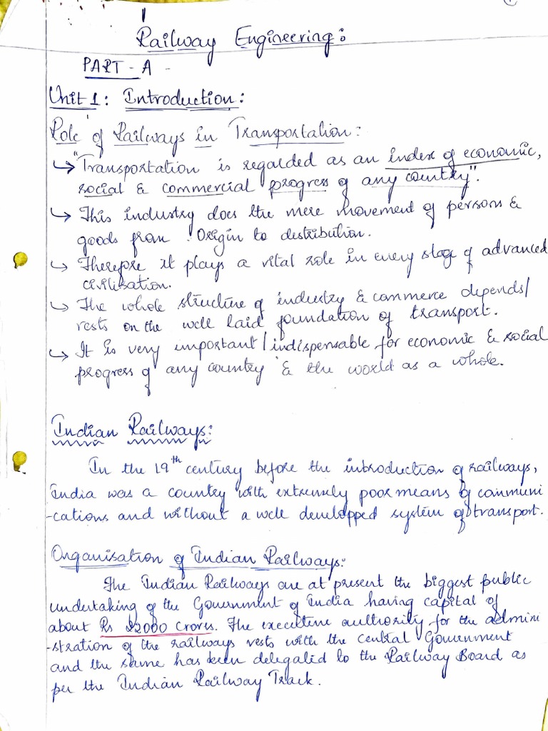 Introduction To Railway Engineering | PDF