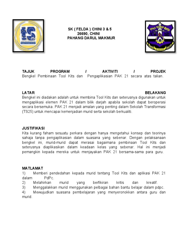 Kertas Kerja TS25 Okt 2021 | PDF