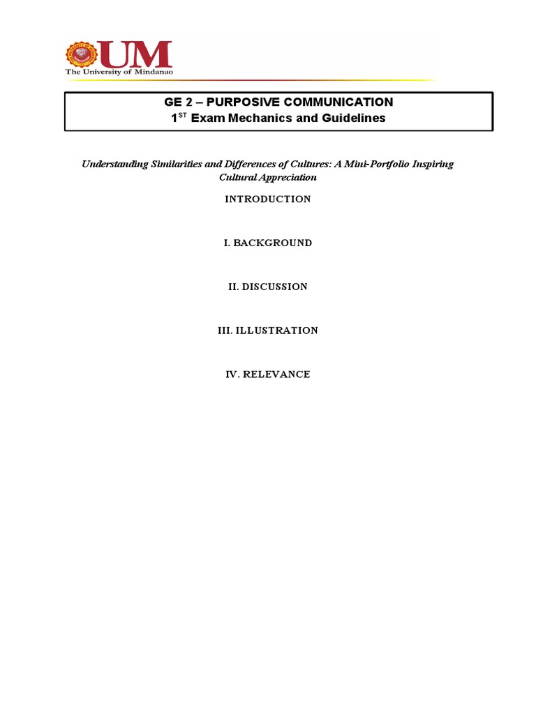 Understanding Similarities and Differences of Cultures | PDF