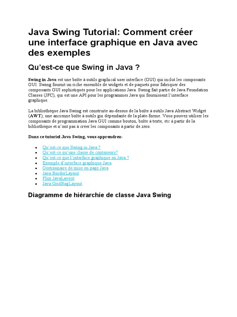 Java Swing | PDF Java Swing | PDF