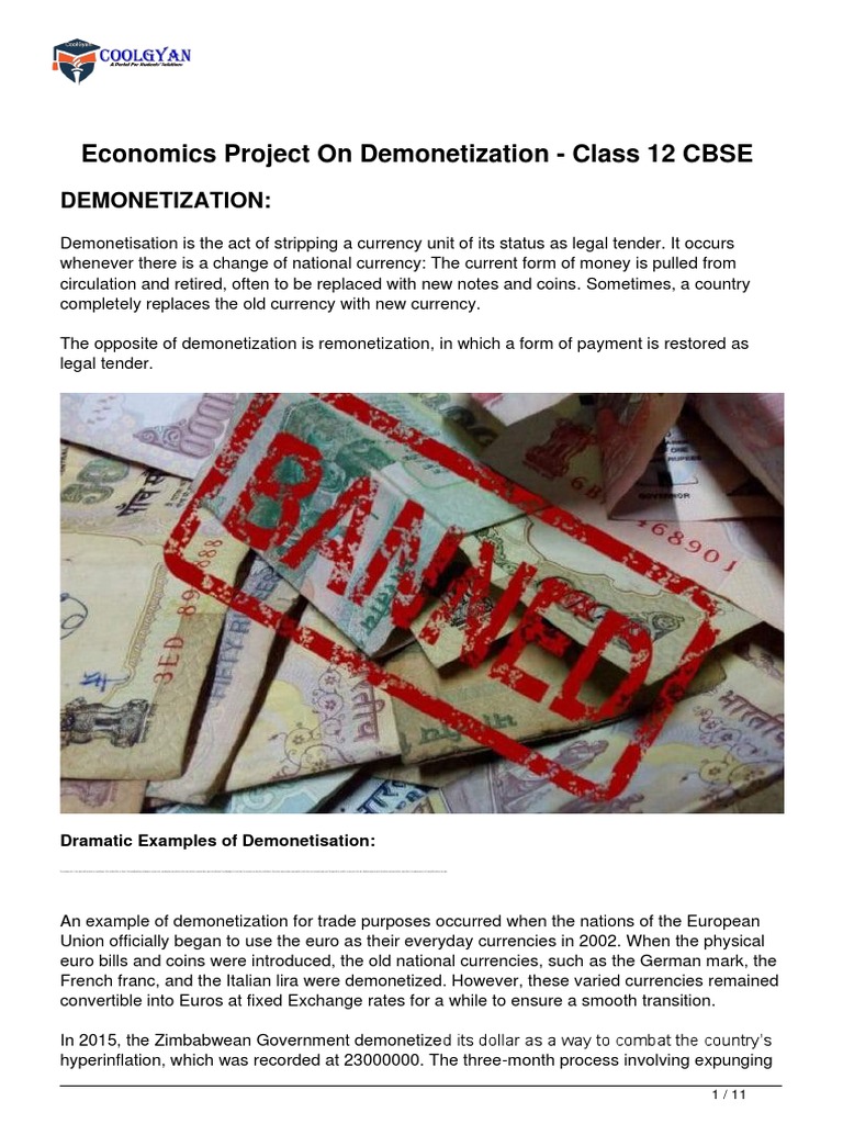 Economics Class 11 Project On Demand | PDF | Legal Tender | Payments