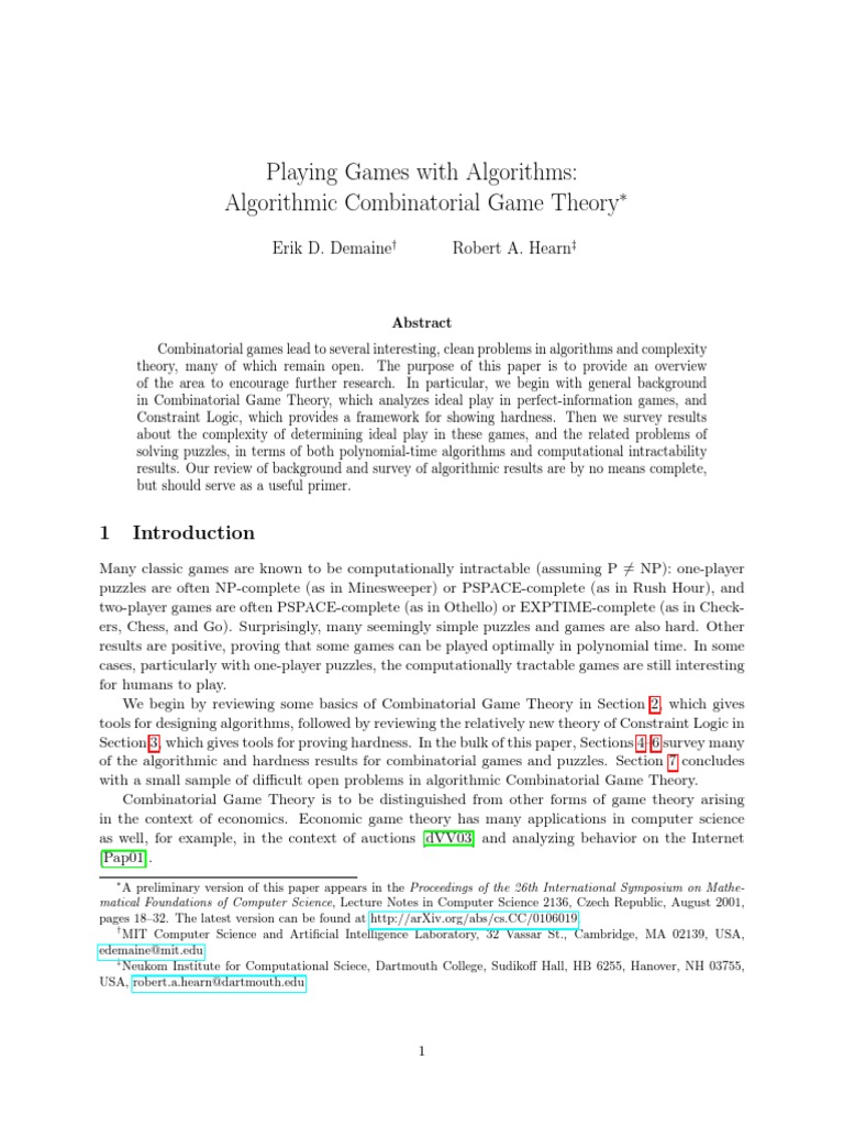 Paper Algorithms | PDF
