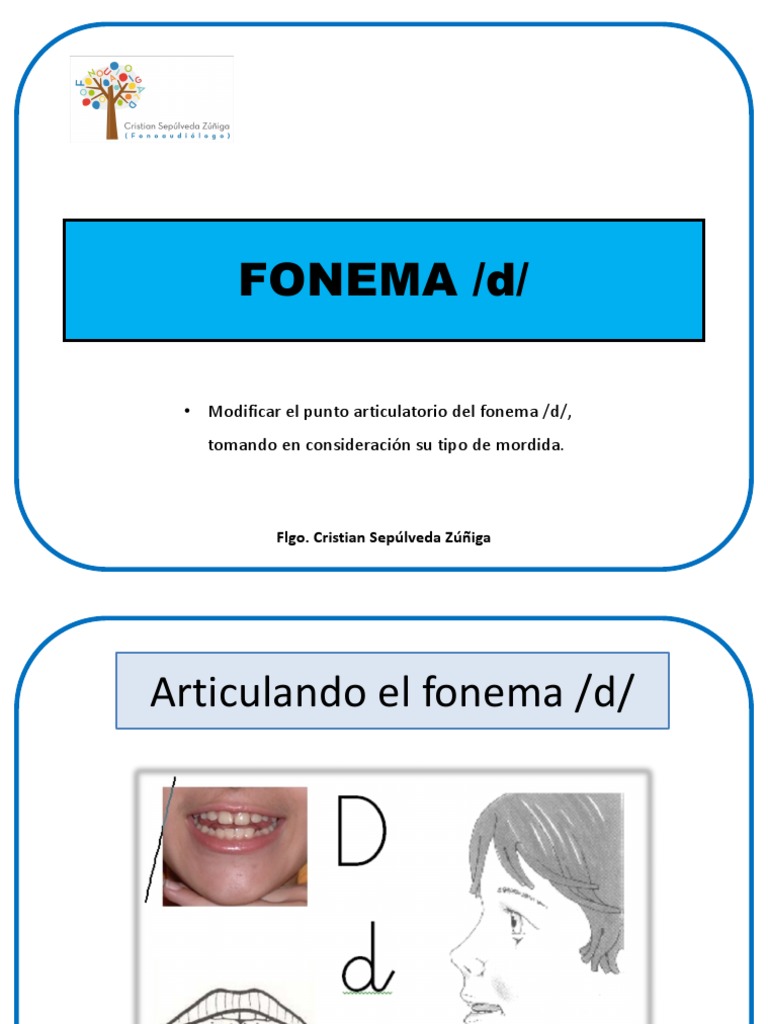 Actividades y Articulación del Fonema /d/ | PDF | Hogar, jardinería y ...