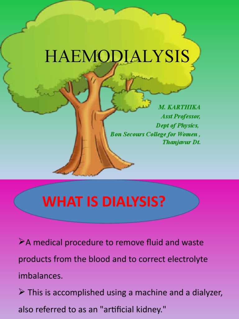 Dialysis | PDF | Hemodialysis | Kidney