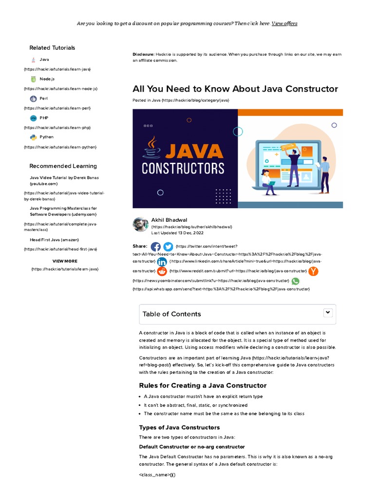 Java Construct | PDF