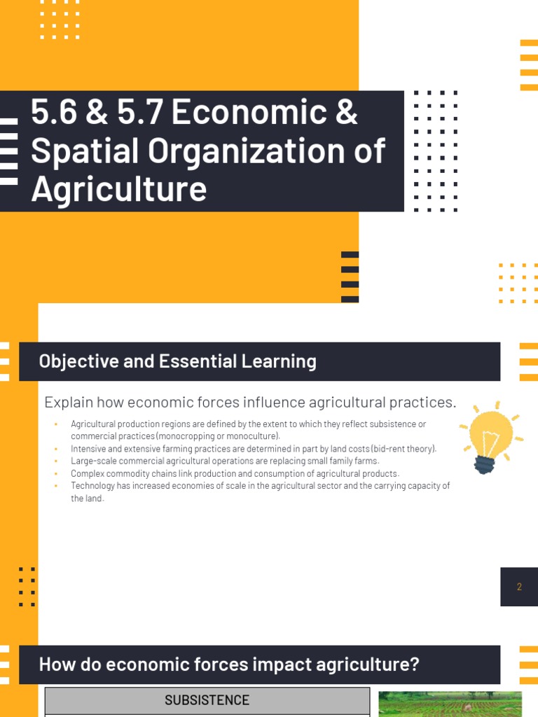 5.6 Agricultural Production Regions | PDF | Agriculture | Intensive Farming