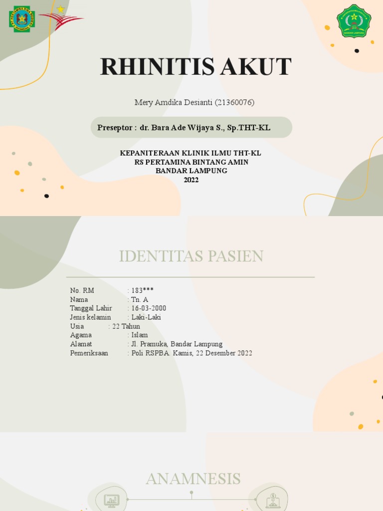 Case Report THT Mery | PDF