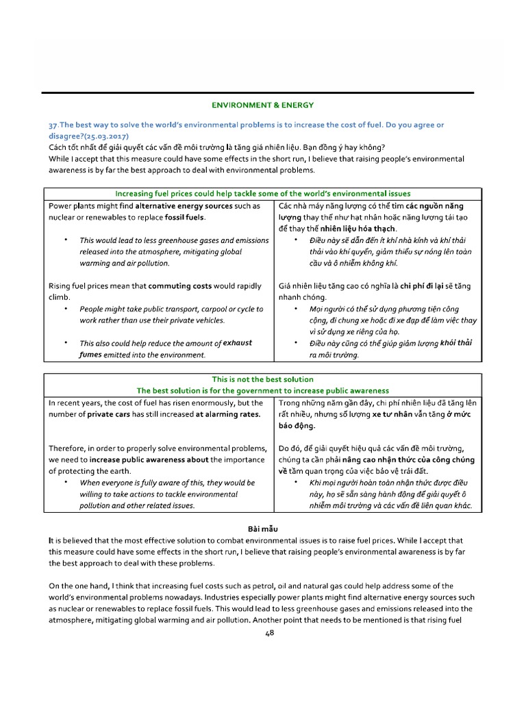 IELTS Writing Task 2 - Sample From Huyennguyen | PDF