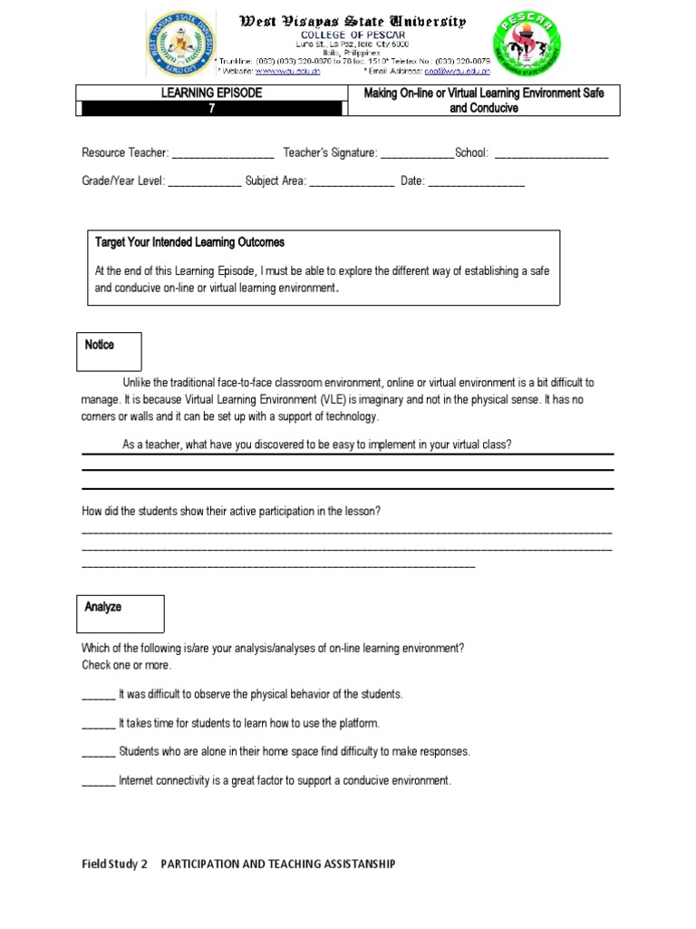 Fs2 Learning Episode 7 | PDF | Educational Technology | Learning