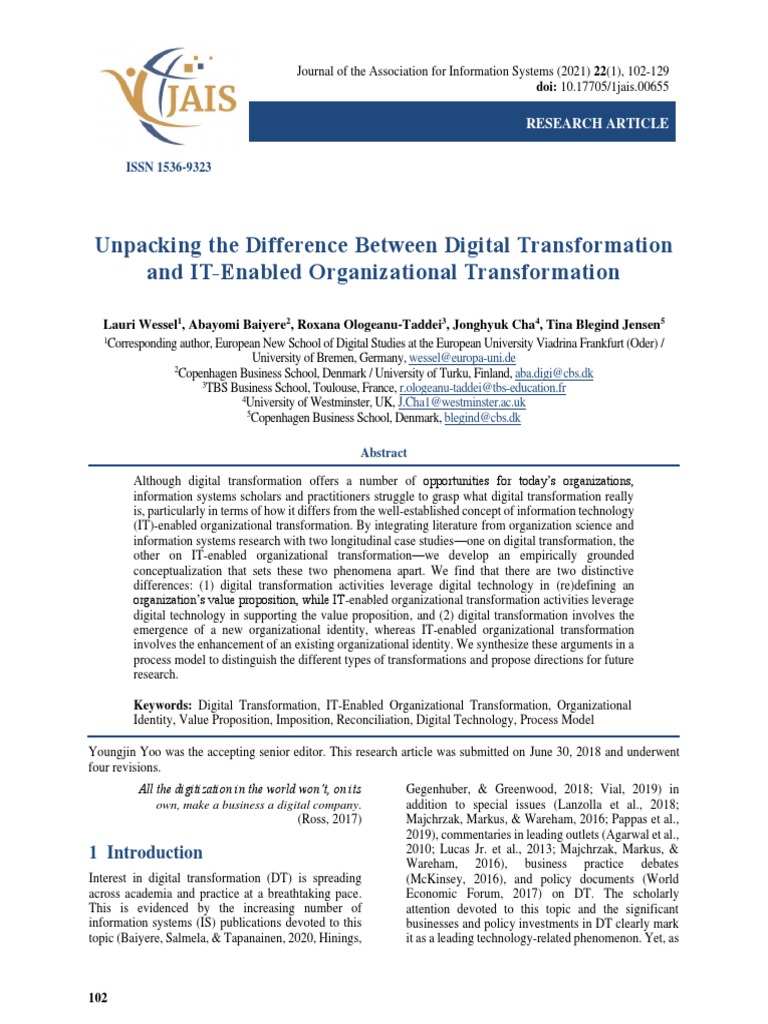 Wessel Et Al 2021 | PDF | Electronic Health Record | Cognitive Science