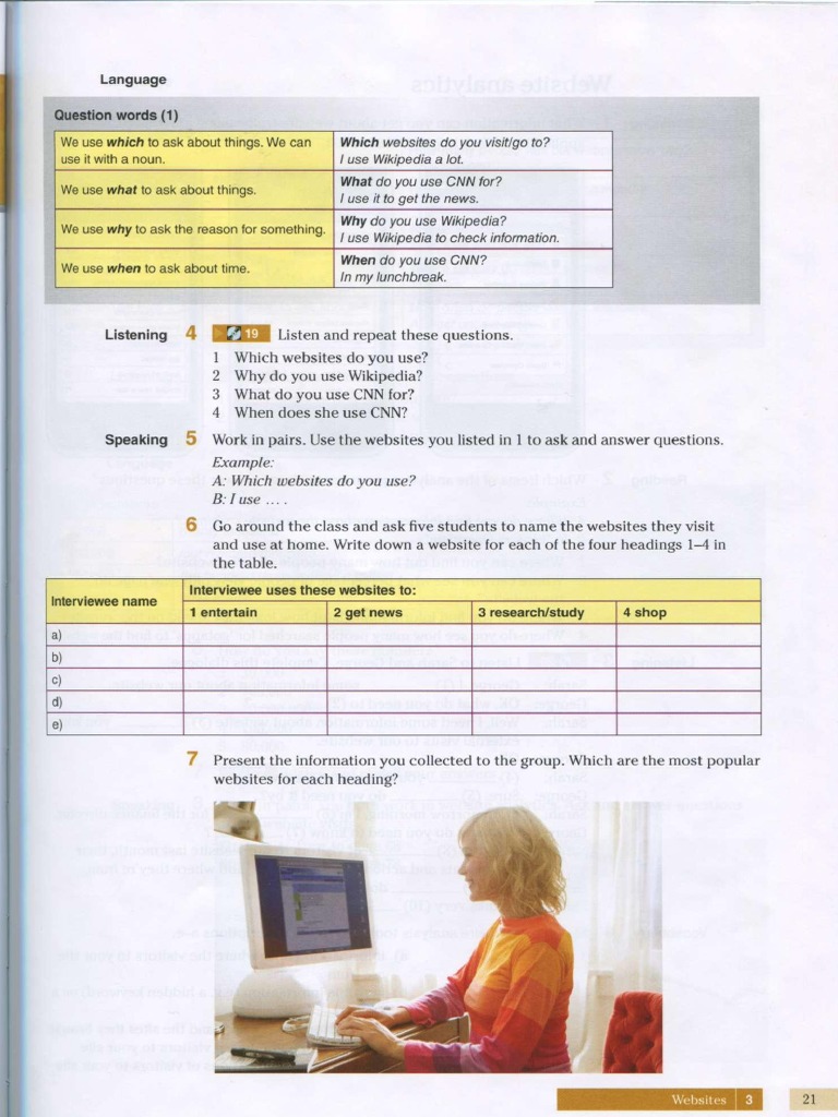 1 English For Information Technology Elementa-21-30 | PDF | Websites ...
