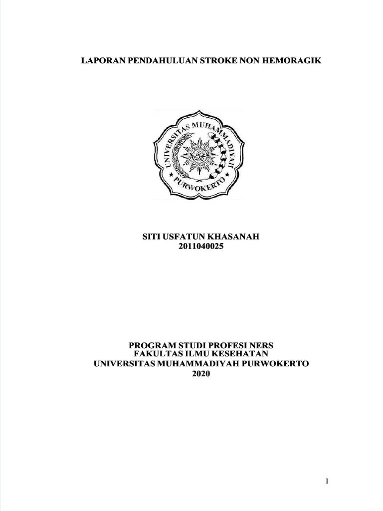 PDF LP Stroke Non Hemoragik - Compress | PDF