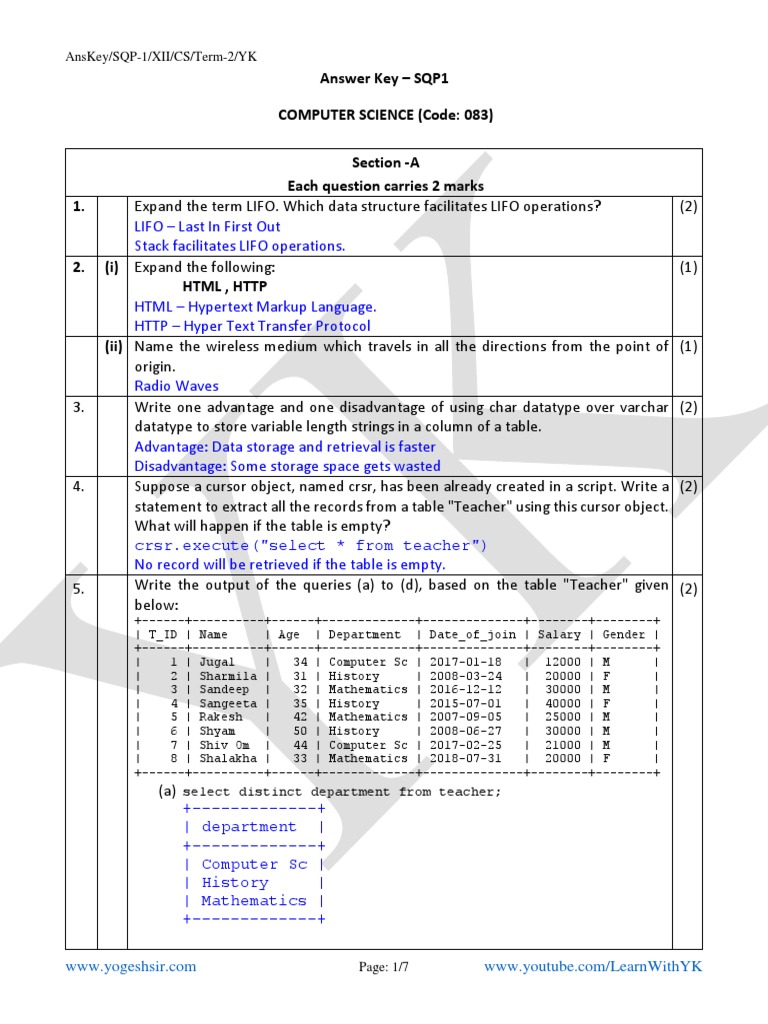 Anskey Sqp1 Cs Xii T2 2022 Yk Pdf Telecommunications Software Engineering 