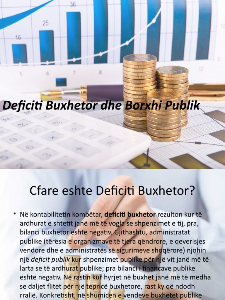 Deficiti Buxhetor Dhe Borxhi Publik | PDF