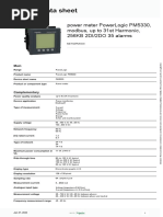 iEM3255 Energy Meter Datasheet | PDF | Electricity | Manufactured Goods