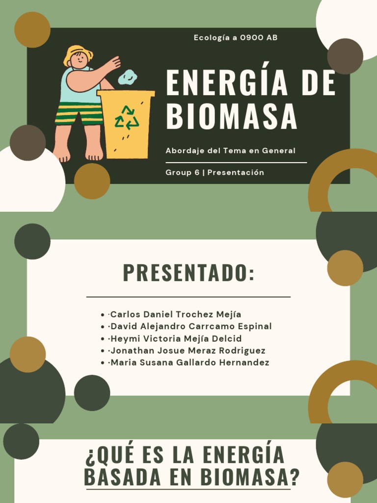 Energía Biomasa | Descargar gratis PDF | Biomasa | Energía renovable