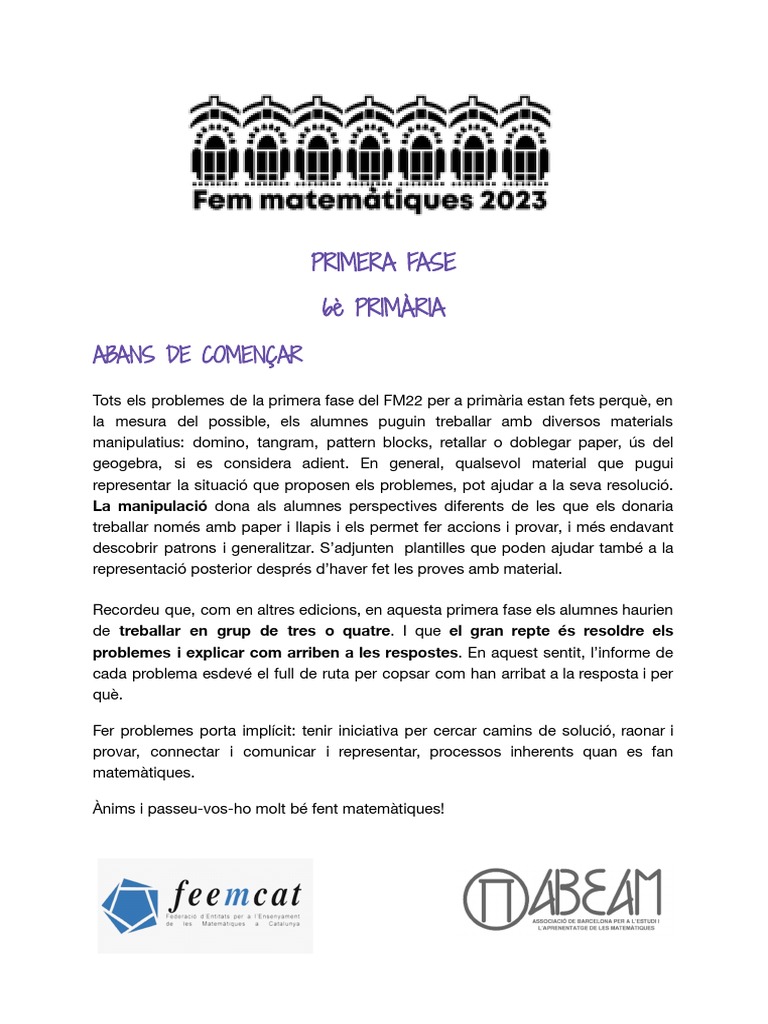 DEF 6e Fase 1 FM23 | PDF
