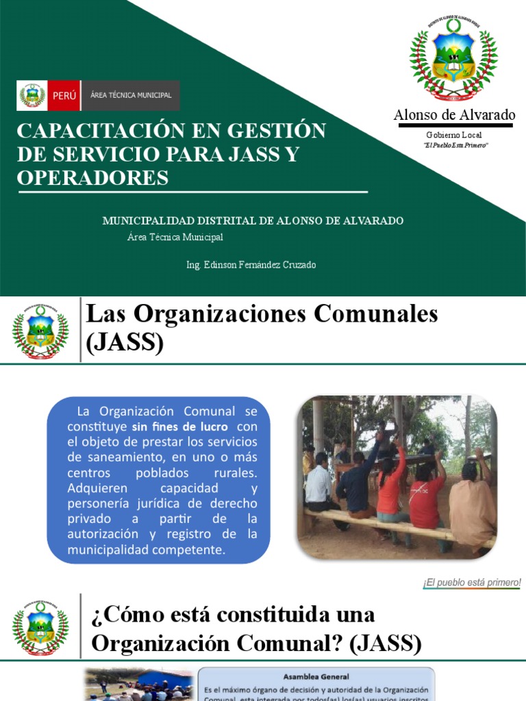 Capacitacion A Jass y Operadores | PDF | Agua | Agua potable