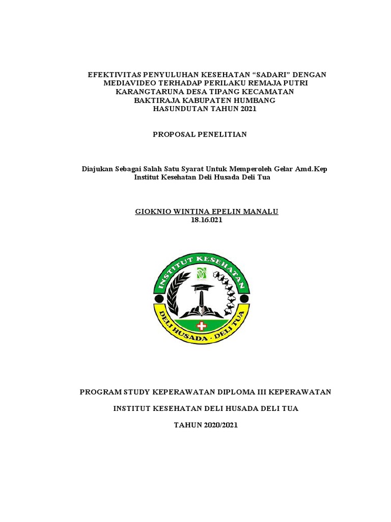 Contoh KTI Keperawatan | PDF