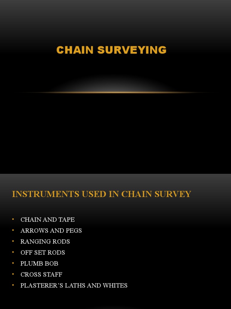 Chain and Compass Survey | PDF | Surveying | Angle