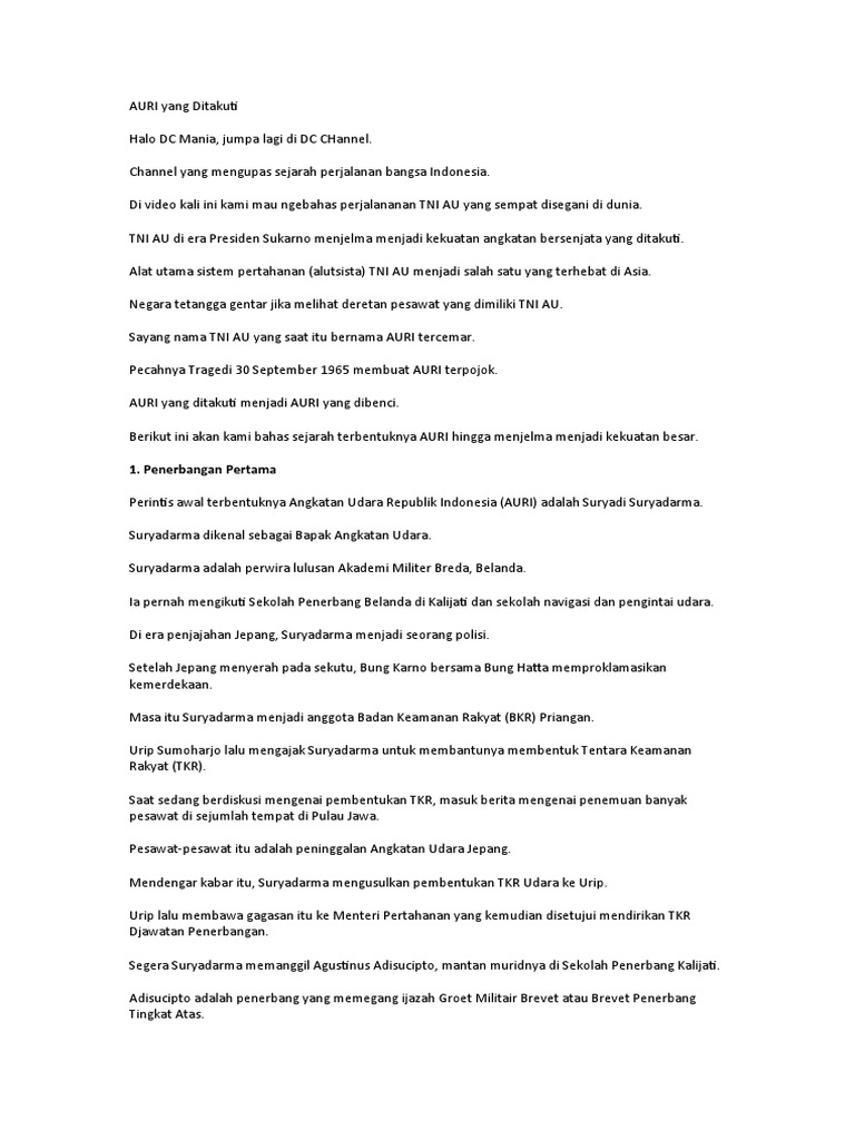 AURI Yang Ditakuti | PDF