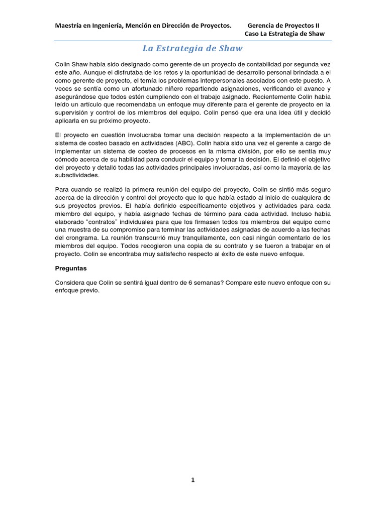 La Estrategia de Shaw | PDF | Crecimiento personal y profesional | Arte