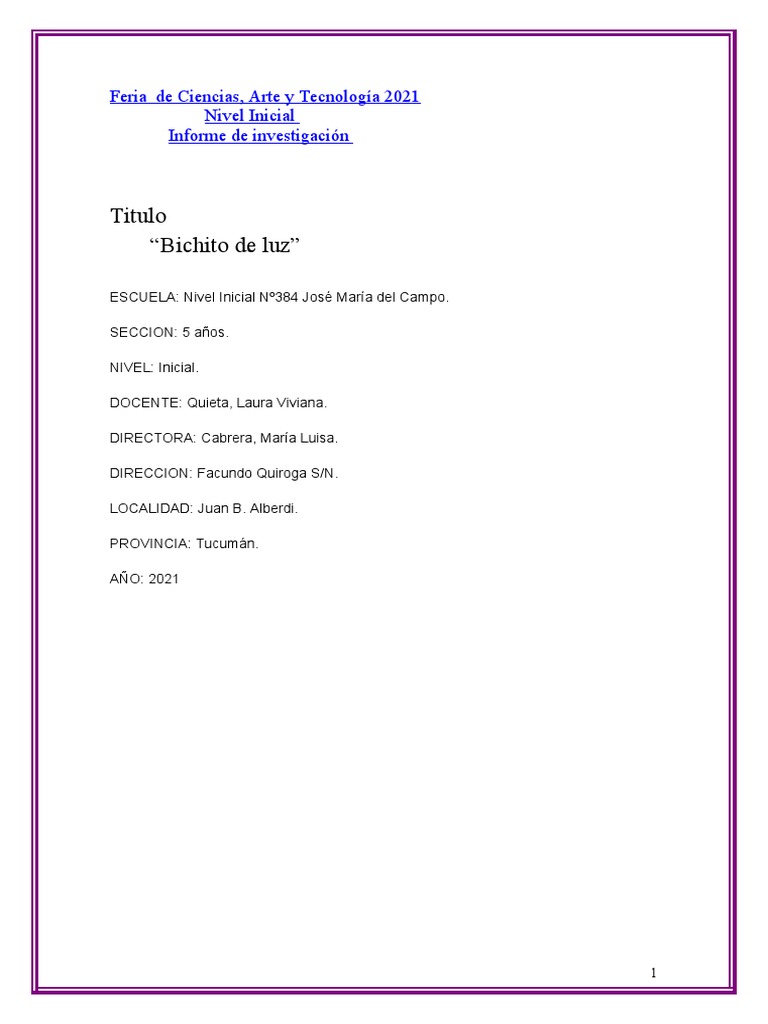 Bichito de Luz | PDF | Hogar, jardinería y bricolaje | Salud y bienestar