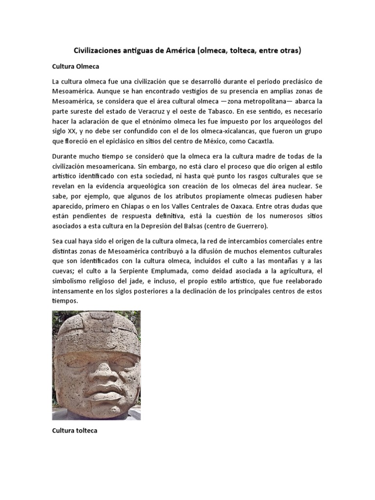 Civilizaciones Antiguas de América | PDF | Imperio Inca | Civilización maya