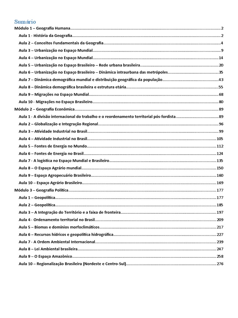 Cad - Aulas de Geo | PDF | Geografia | Cidade