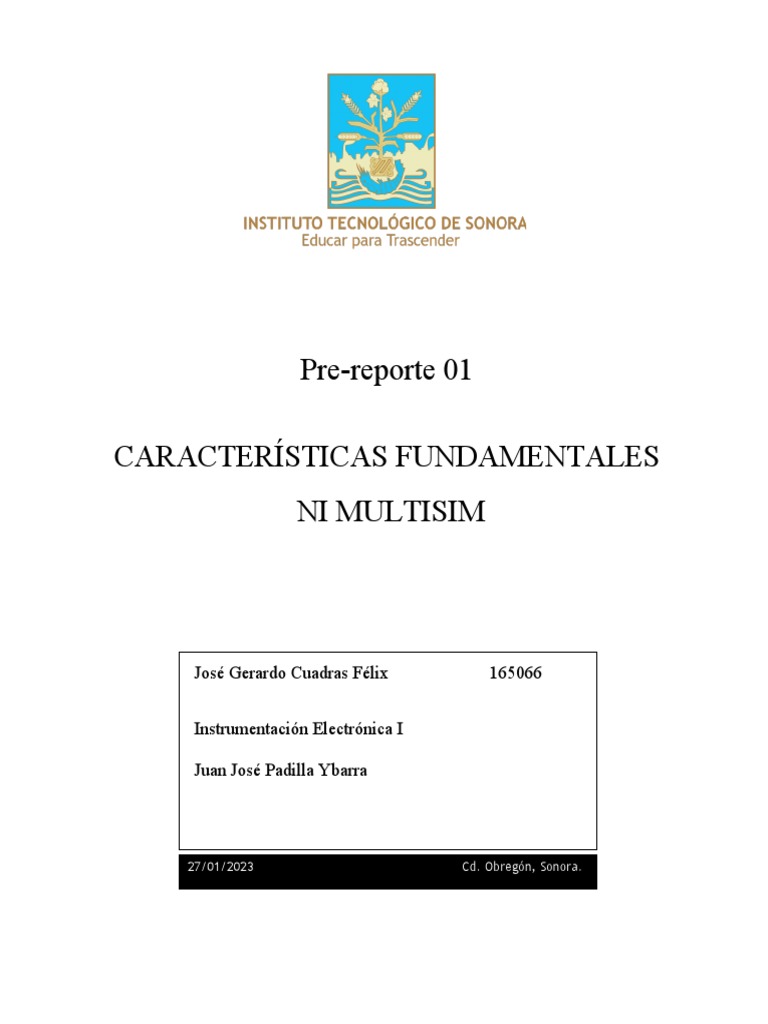 Pre-Reporte Practica 01 Lab. Instru | PDF | Frecuencia | Ingenieria Eléctrica