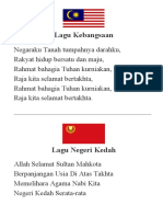 Lirik Lagu Negeri Perak | PDF
