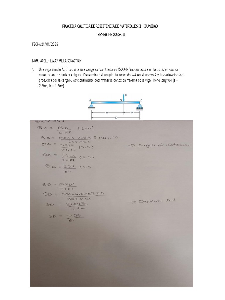Practica Calificada de RM Ii Resuelto | PDF