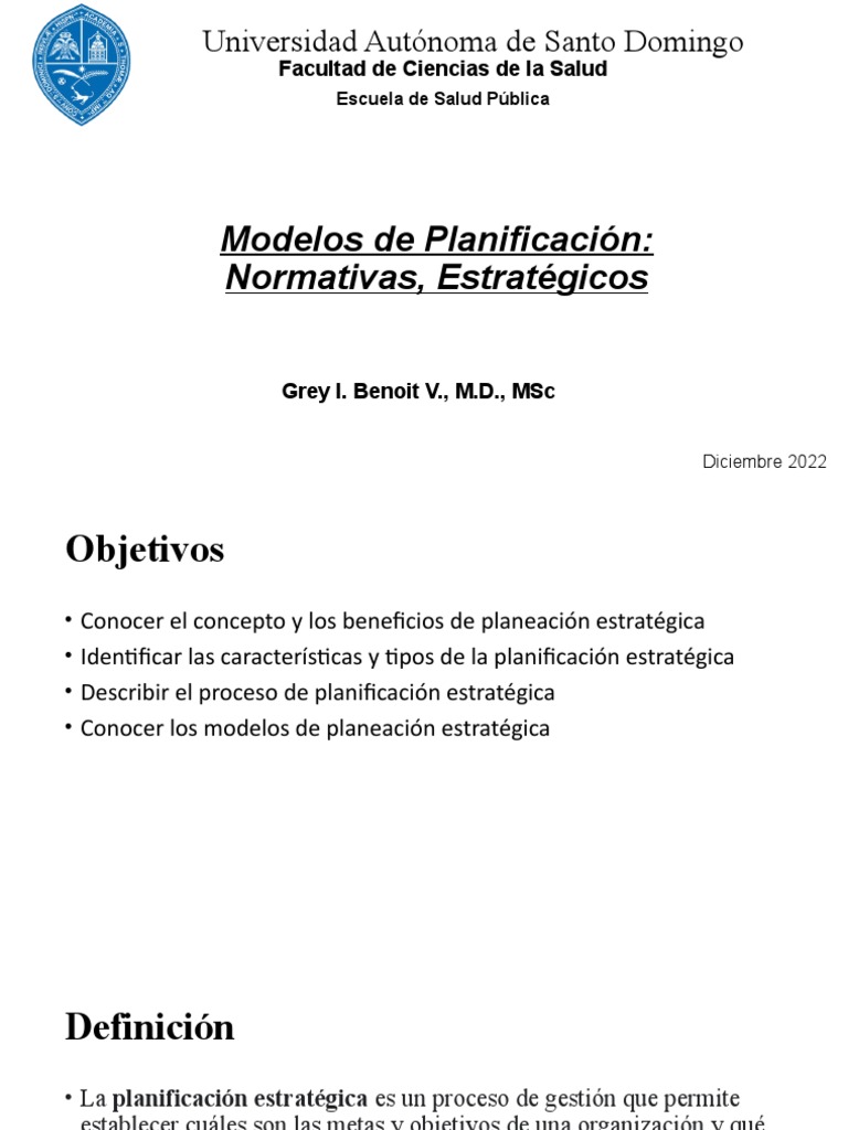Modelos de Planificación | PDF | Planificación | Planificación estratégica