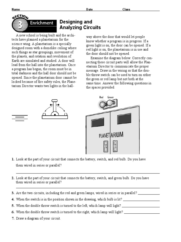 Enrichment More Complex Circuits Editable | PDF