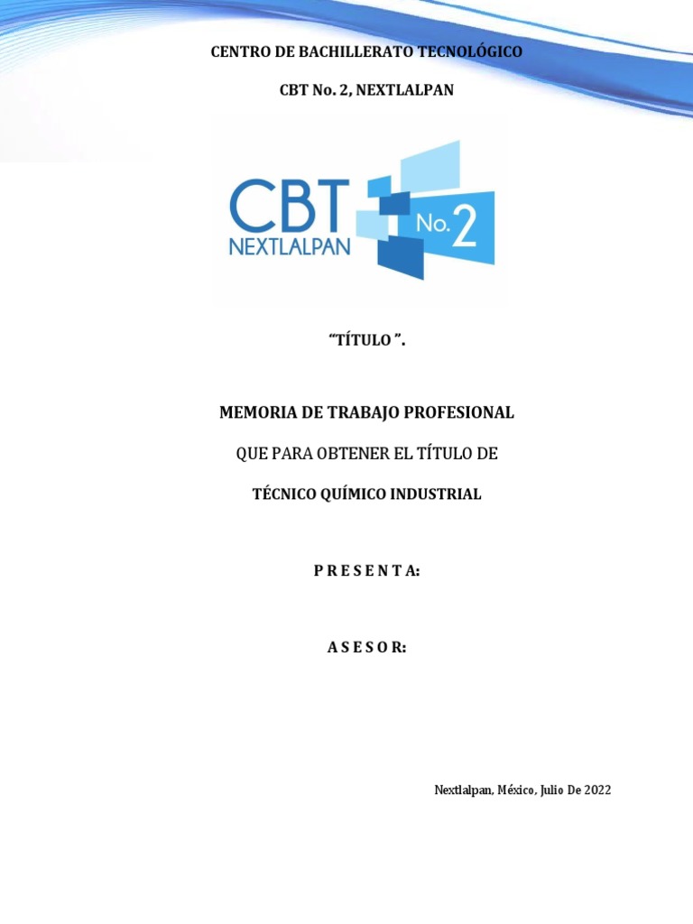 Proyecto Académico Laboral Cbt Pdf Economias