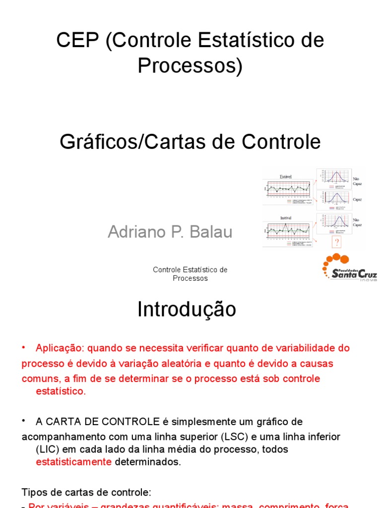 Graficos e Cartas de Controle | PDF | Estatísticas | Média