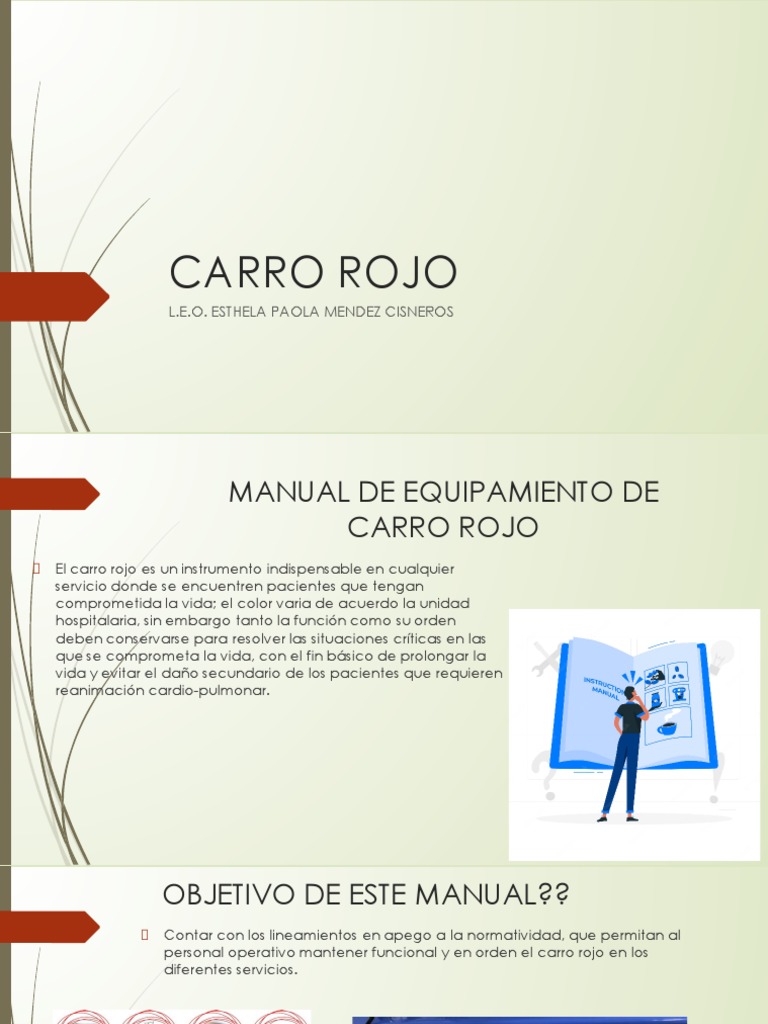 Manual de Carro Rojo | PDF