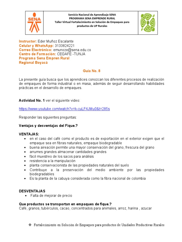 Guia 6 Procesos De Empacado Descargar Gratis Pdf Papel Cartón