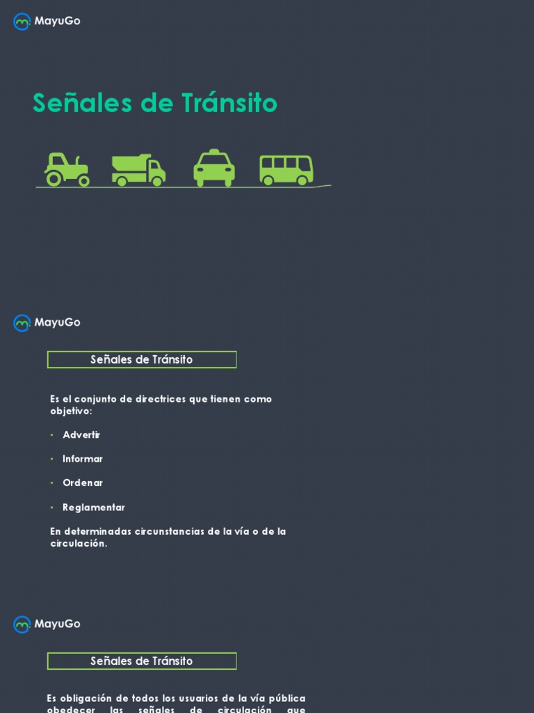 S4-Señales de Tránsito | PDF | Tecnología