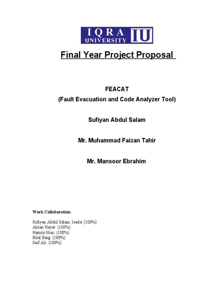 Fault Evacuation Code Analyzer Proposal | PDF | Agile Software ...