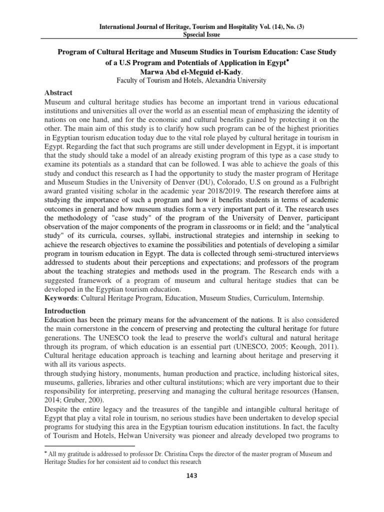 Museum Studies Pdf Cultural Heritage Museology