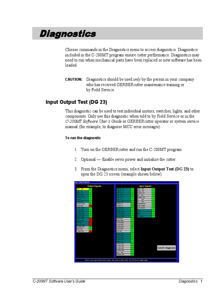 Diagiagnostico | PDF | Servomechanism | Menu (Computing)