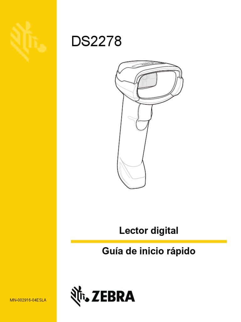 Guía de Inicio Rápido Del Lector digitalDS2278 (es-LA) | PDF ...