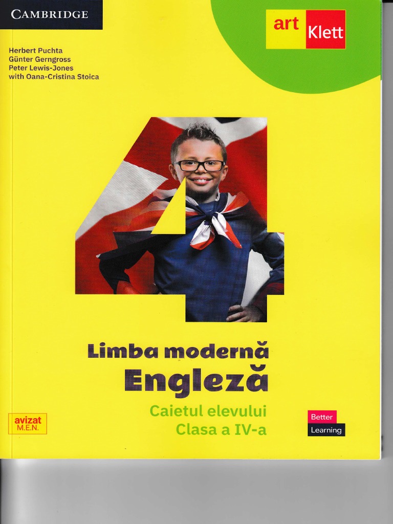 Caietul Elevului - LB Engleza - Cls IV | PDF