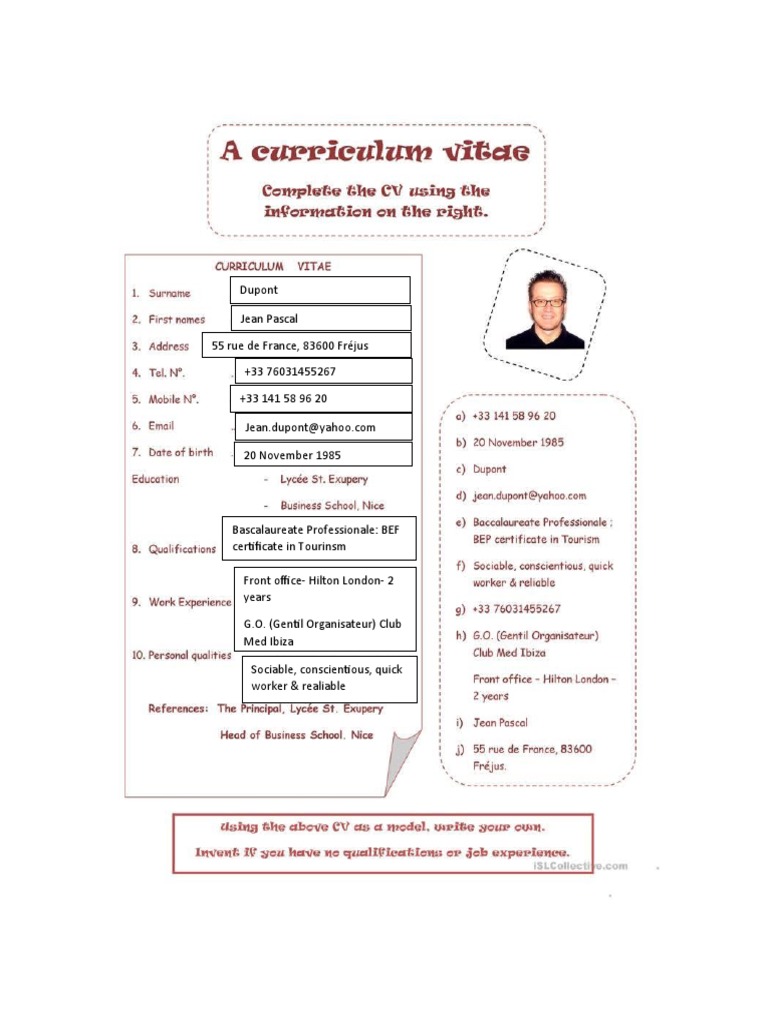 CV Practice | PDF