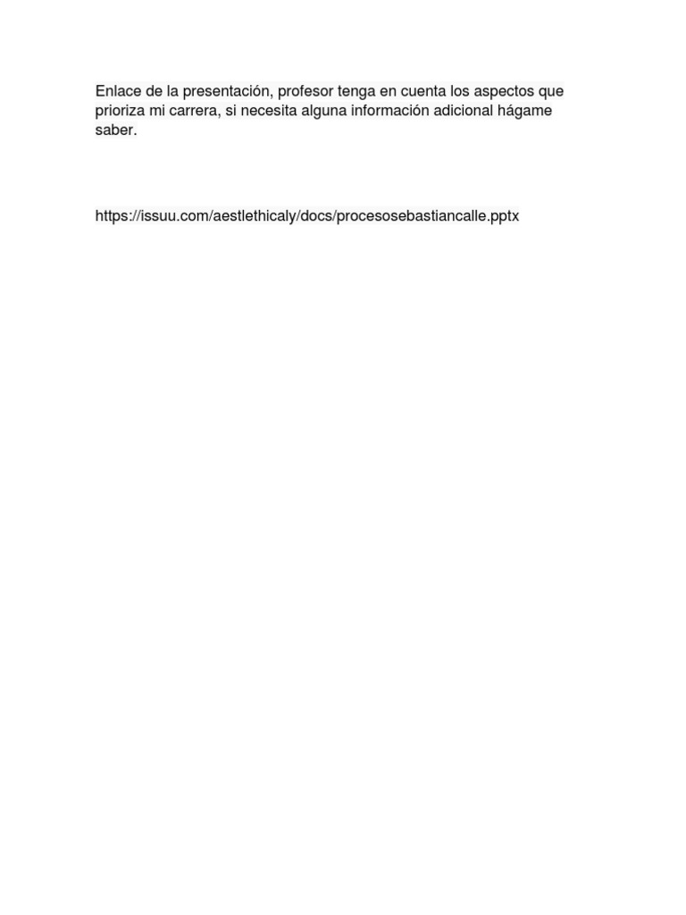 Sebastian Proceso | PDF | Negocios