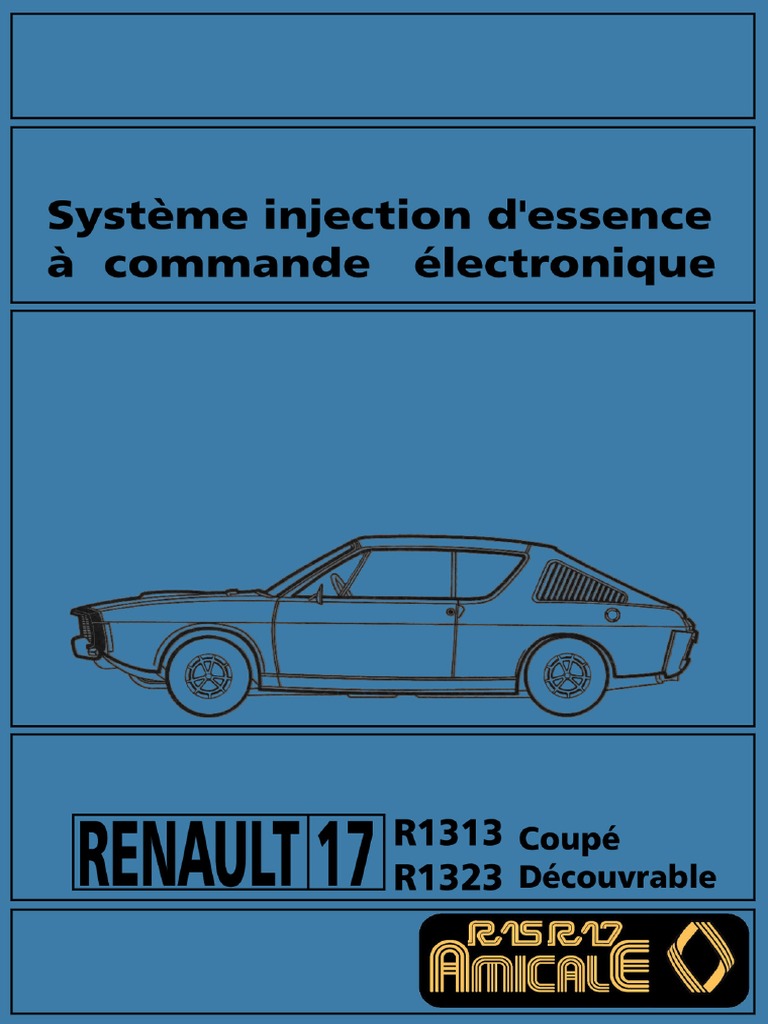 Renault 17 Systeme Injection Electronique | PDF