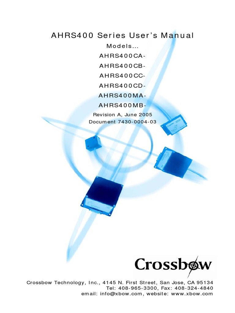 AHRS400 Series Users Manual 7430-0004-03 A | PDF
