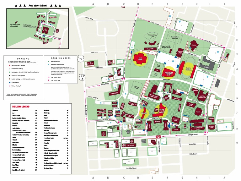 APSU Parking Map | PDF