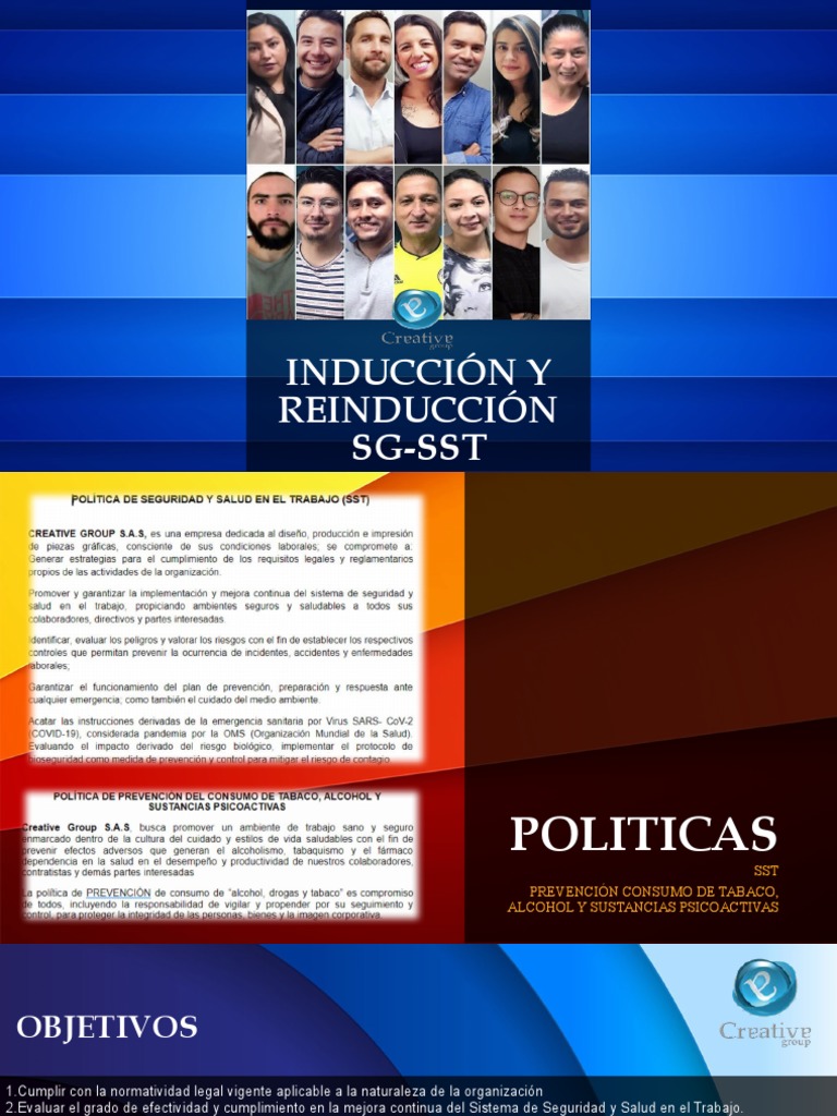 Inducción y Reinducción SG-SST | PDF